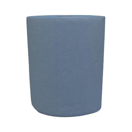 464224 Katrin Industrial Wipes Roll XXL 500 Sheets 3-Ply Laminated, Blue