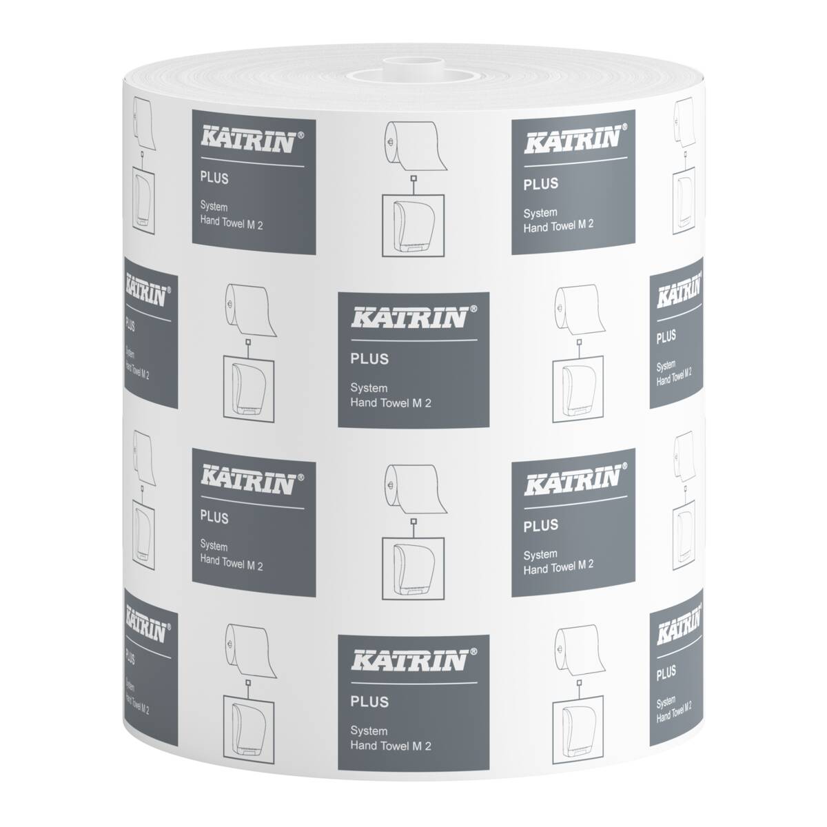 58167 Katrin Plus Dispenser Paper Towel Roll System Medium 2-Ply