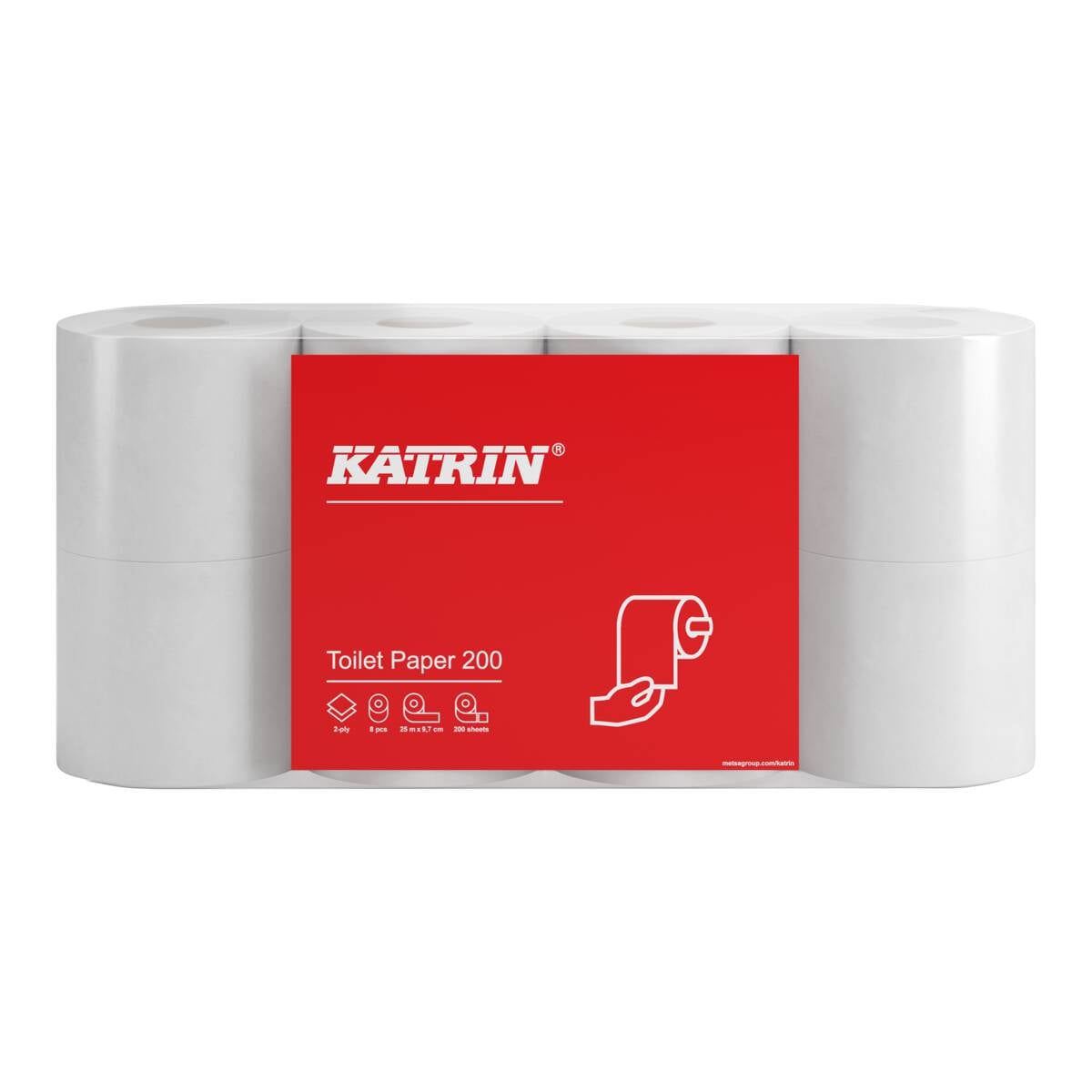 181402 Katrin Toalettrulle 200 2-Lagers