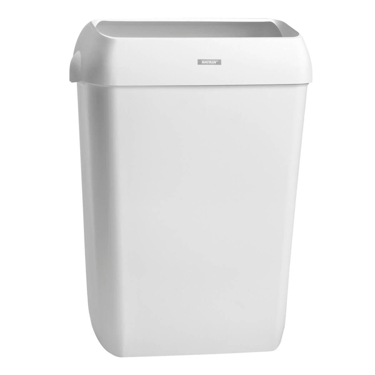 91912 Katrin Plastic Bin 50 Litre With Lid For Waste, White