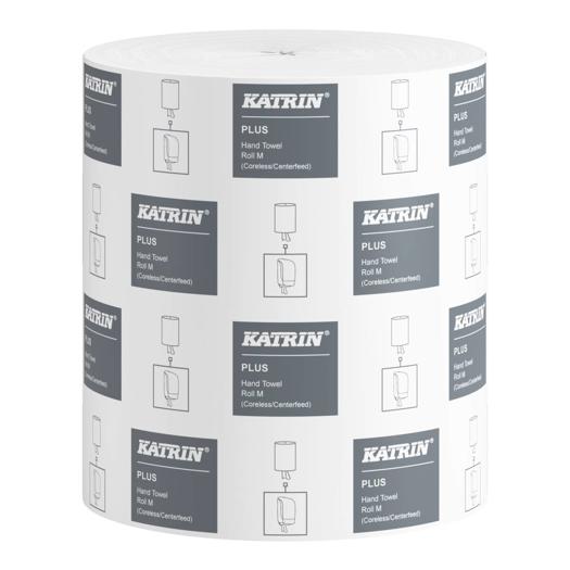 475355 Katrin Plus Centrefeed Roll Medium Coreless 280 Metre 1-Ply