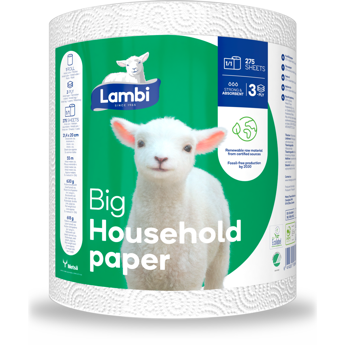 Lambi BIG Køkkenrulle