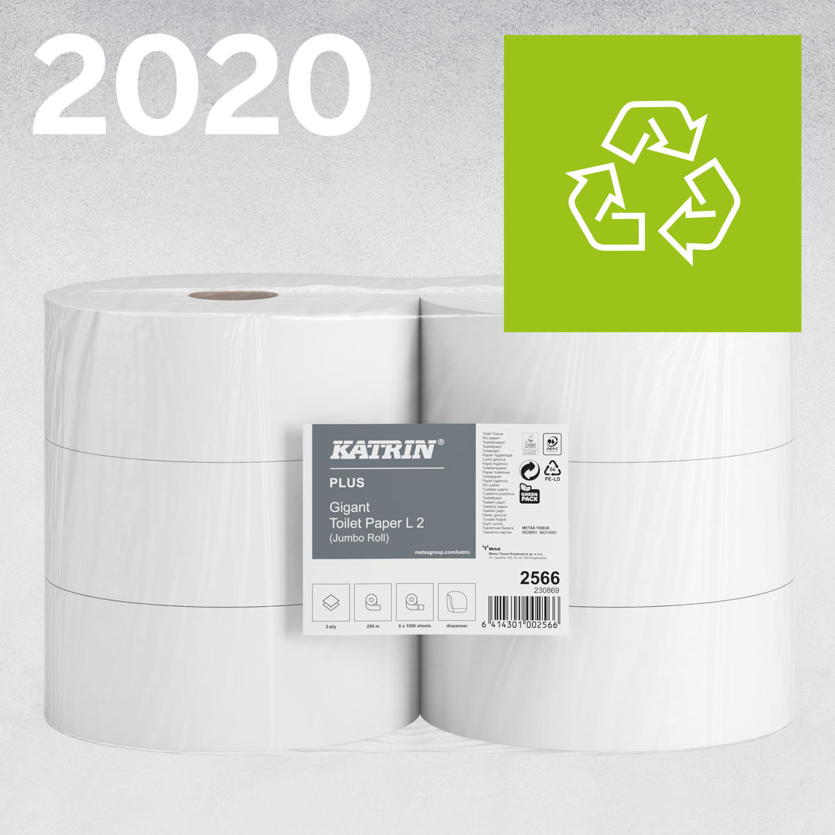 Katrin supplying hygiene paper products to public washrooms since 1974