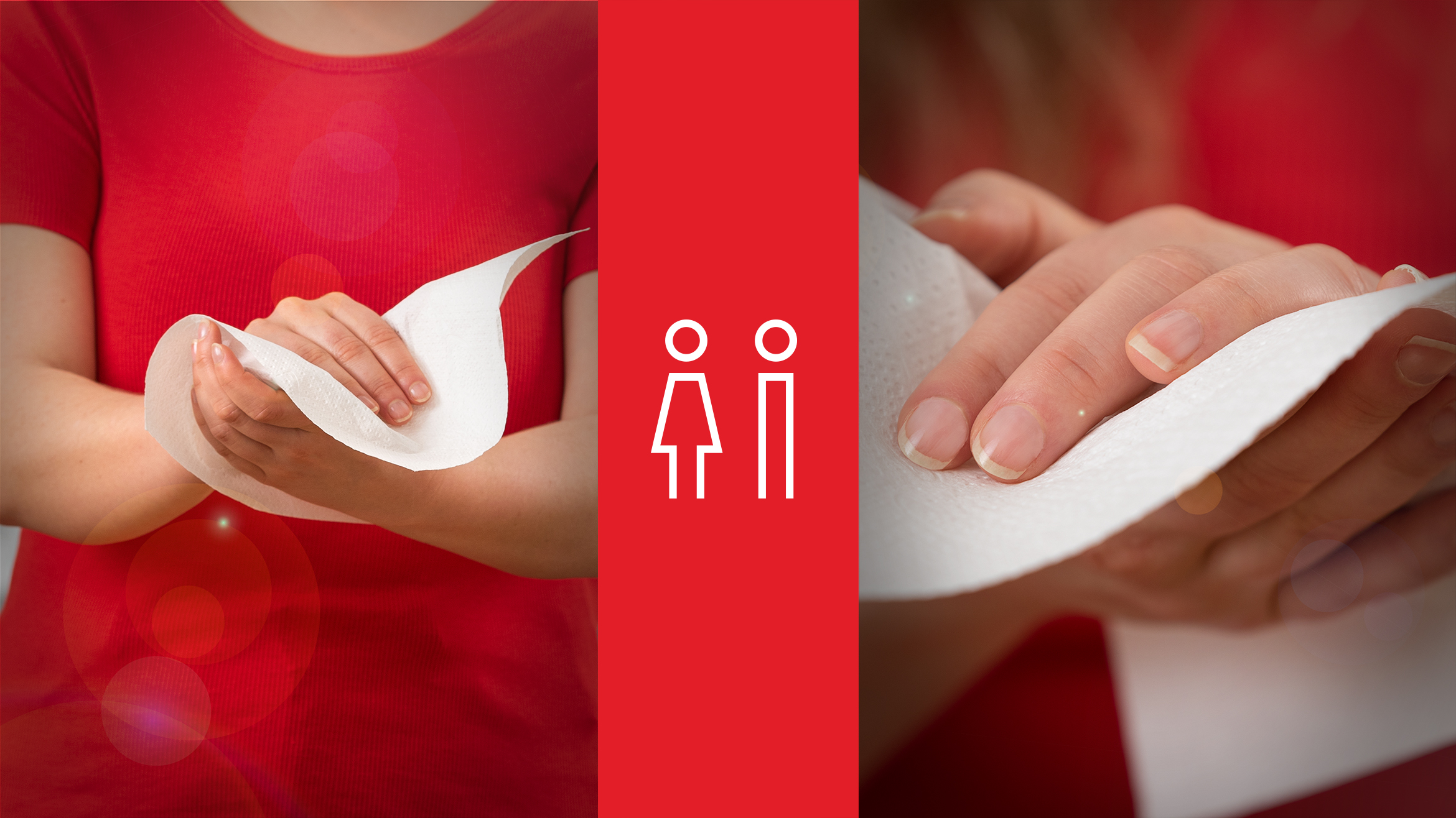 Drying Hands With Paper Towel