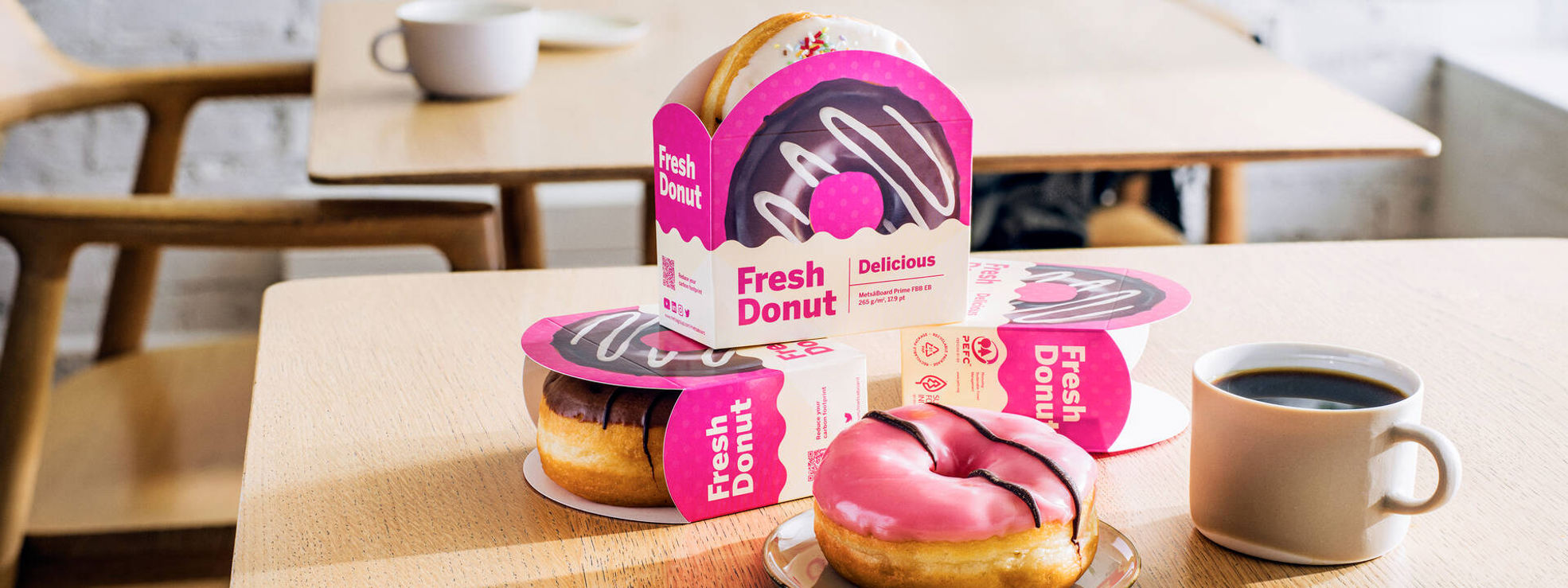 Out with plastic, in with paperboard – a circular solution for doughnut ...