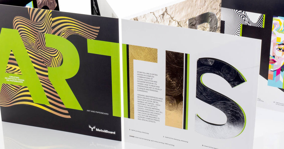 Metsä Board's new demo brochure shows how to create stunning graphical ...