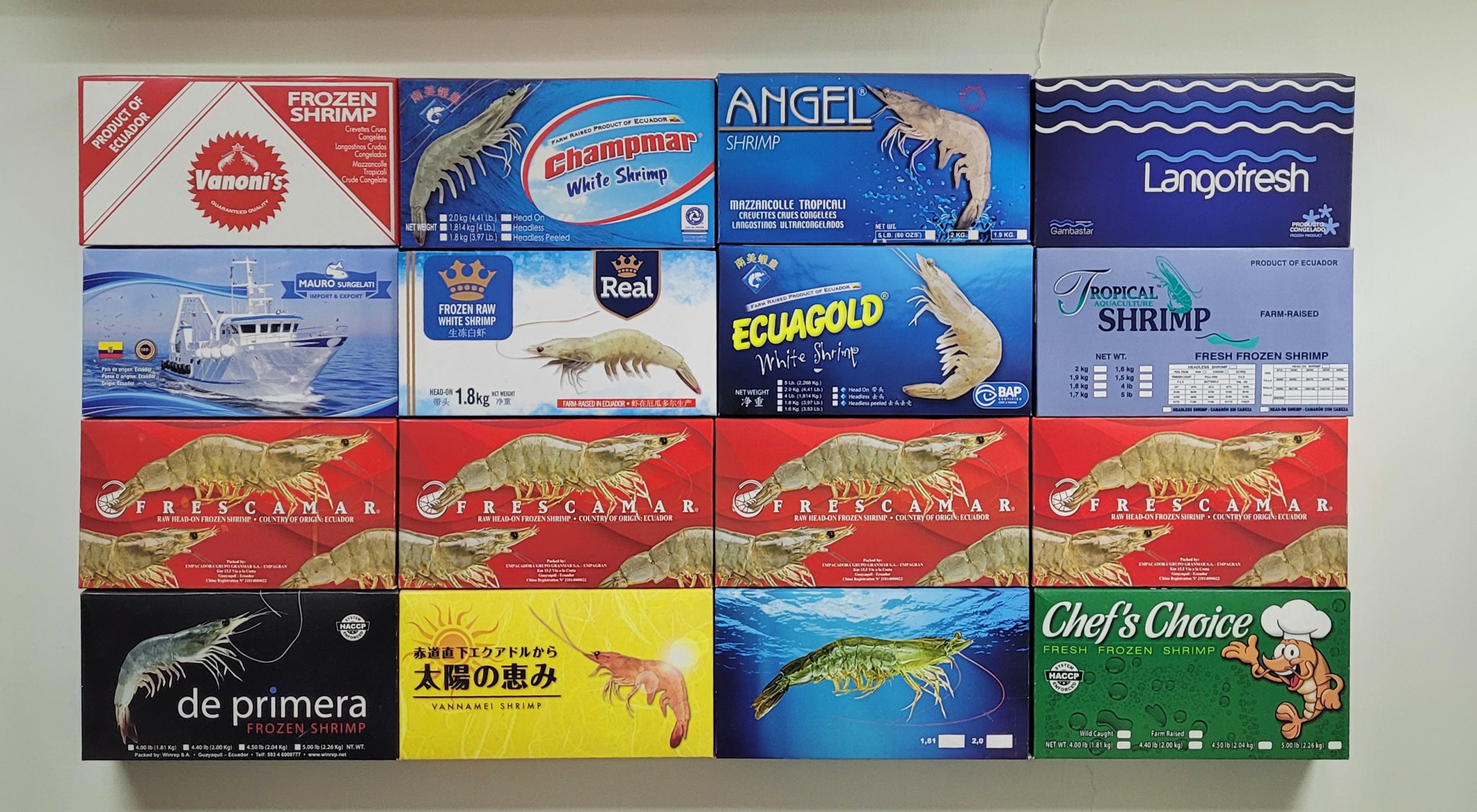 Premium-quality paperboard keeps Ecuadorian shrimp at its best