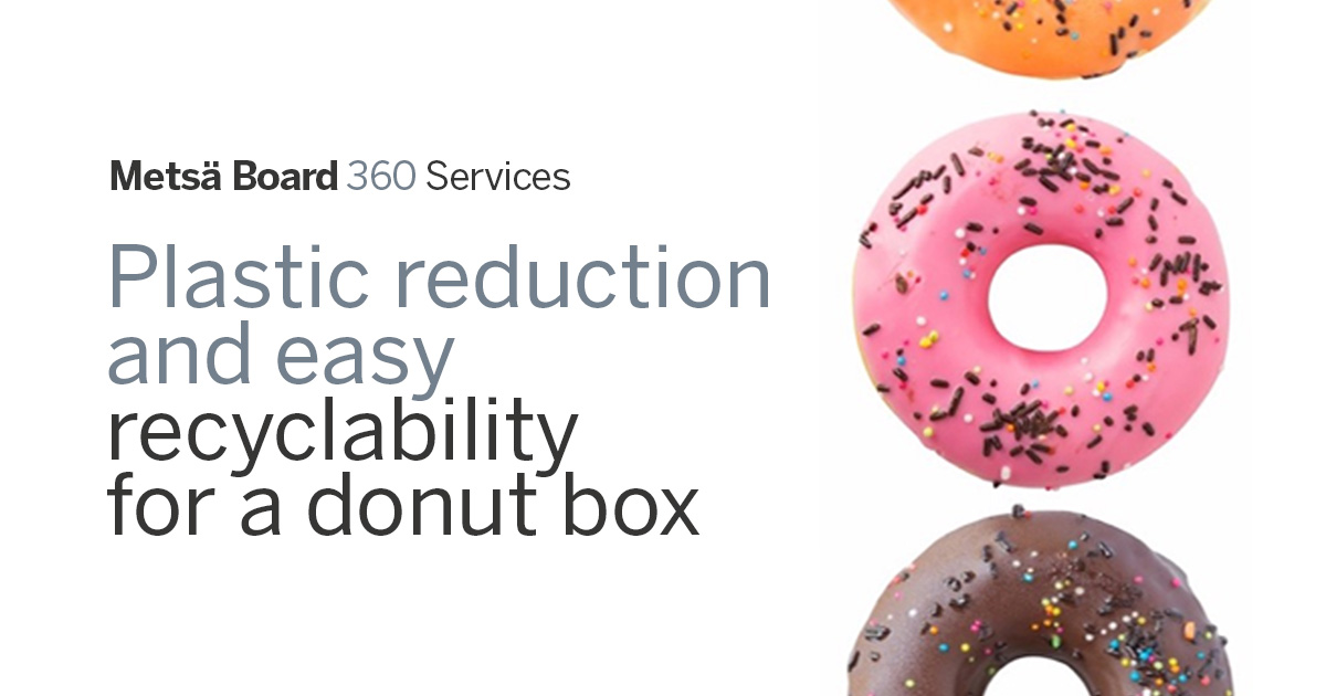 Out with plastic, in with paperboard – a circular solution for doughnut ...