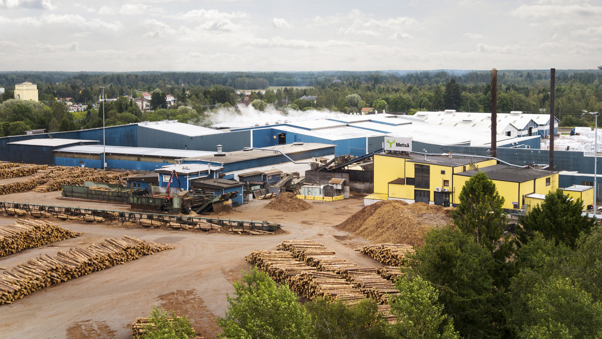 Metsä Groupin Kyrön sahalla kärysi pyörökuormaaja
