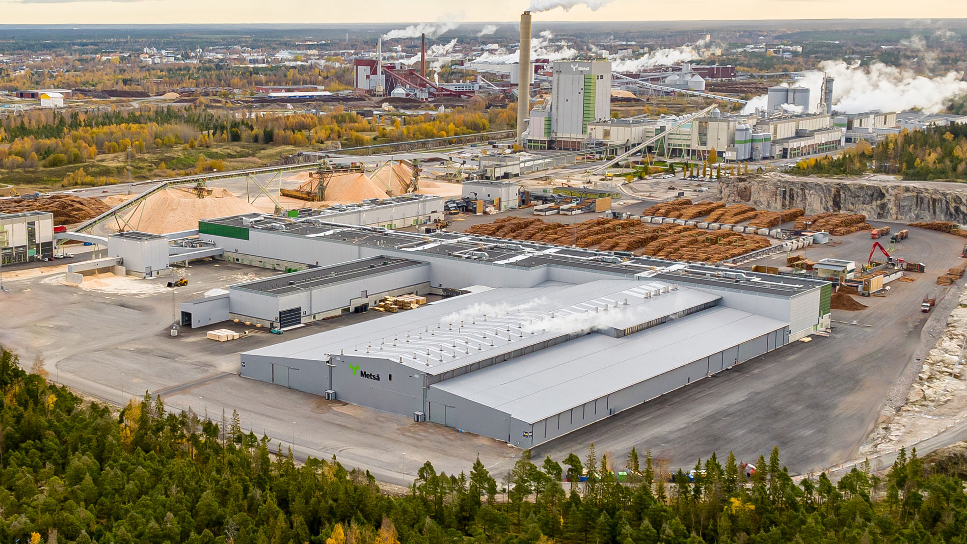 Tutustu Rauman sahan prosessiin | Metsä Fibre