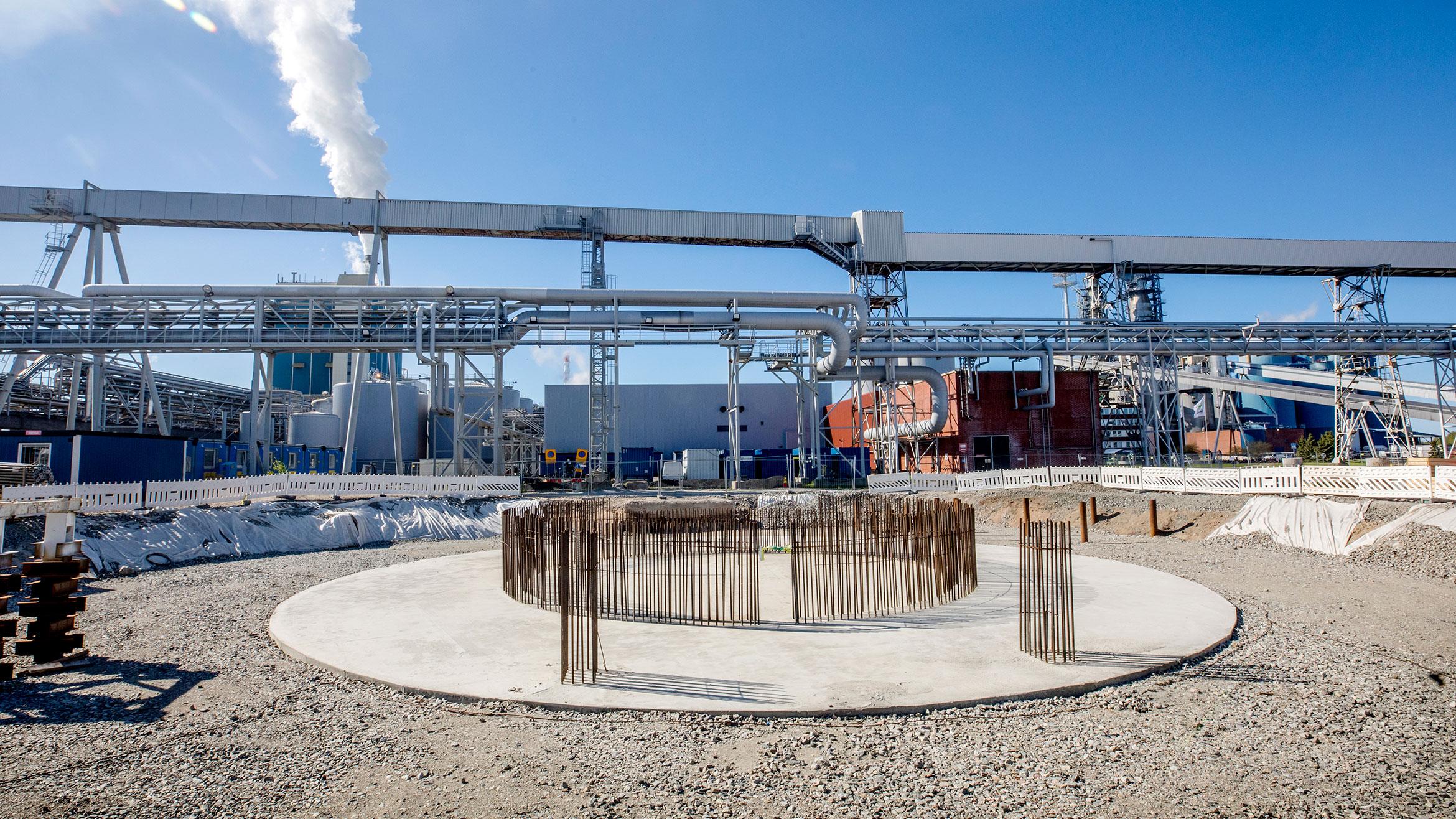 The construction of the Kemi bioproduct mill is progressing according ...