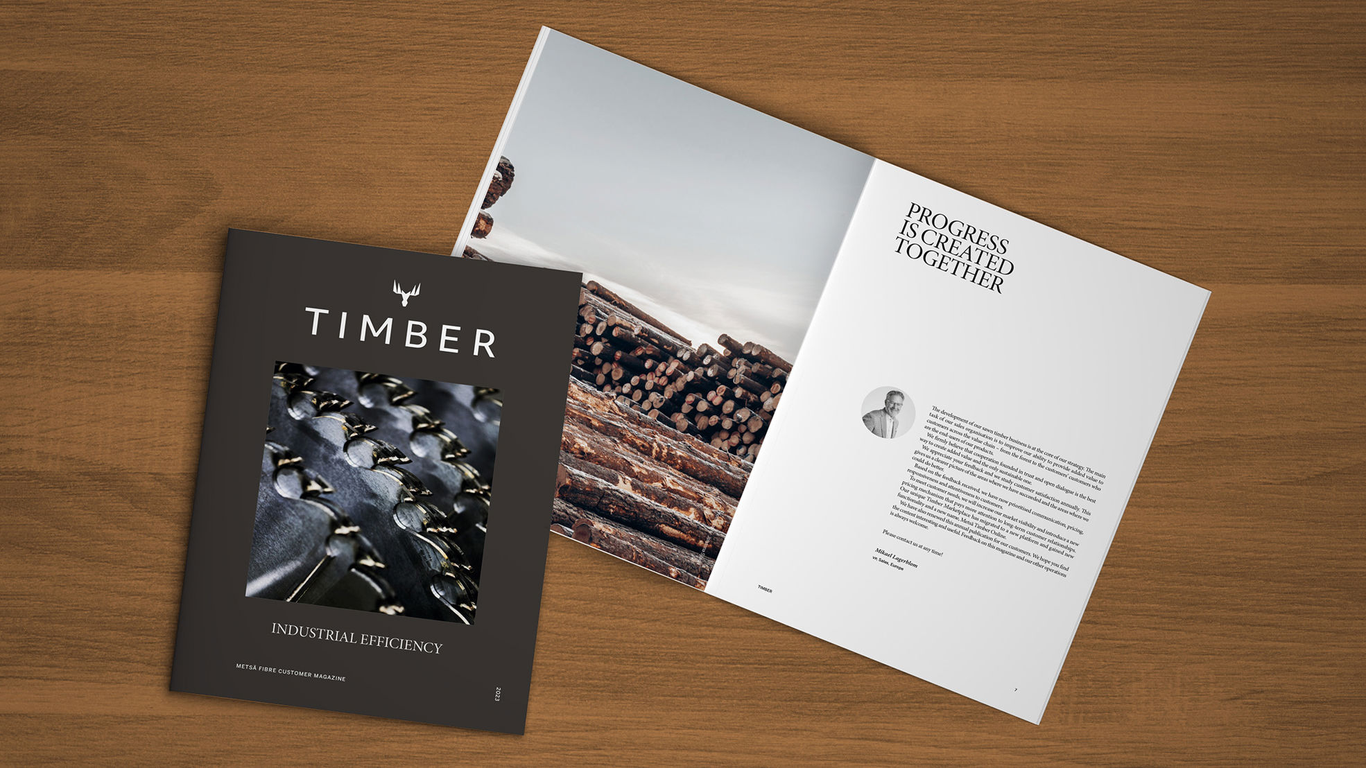 Redesigned Timber magazine online | Metsä Fibre