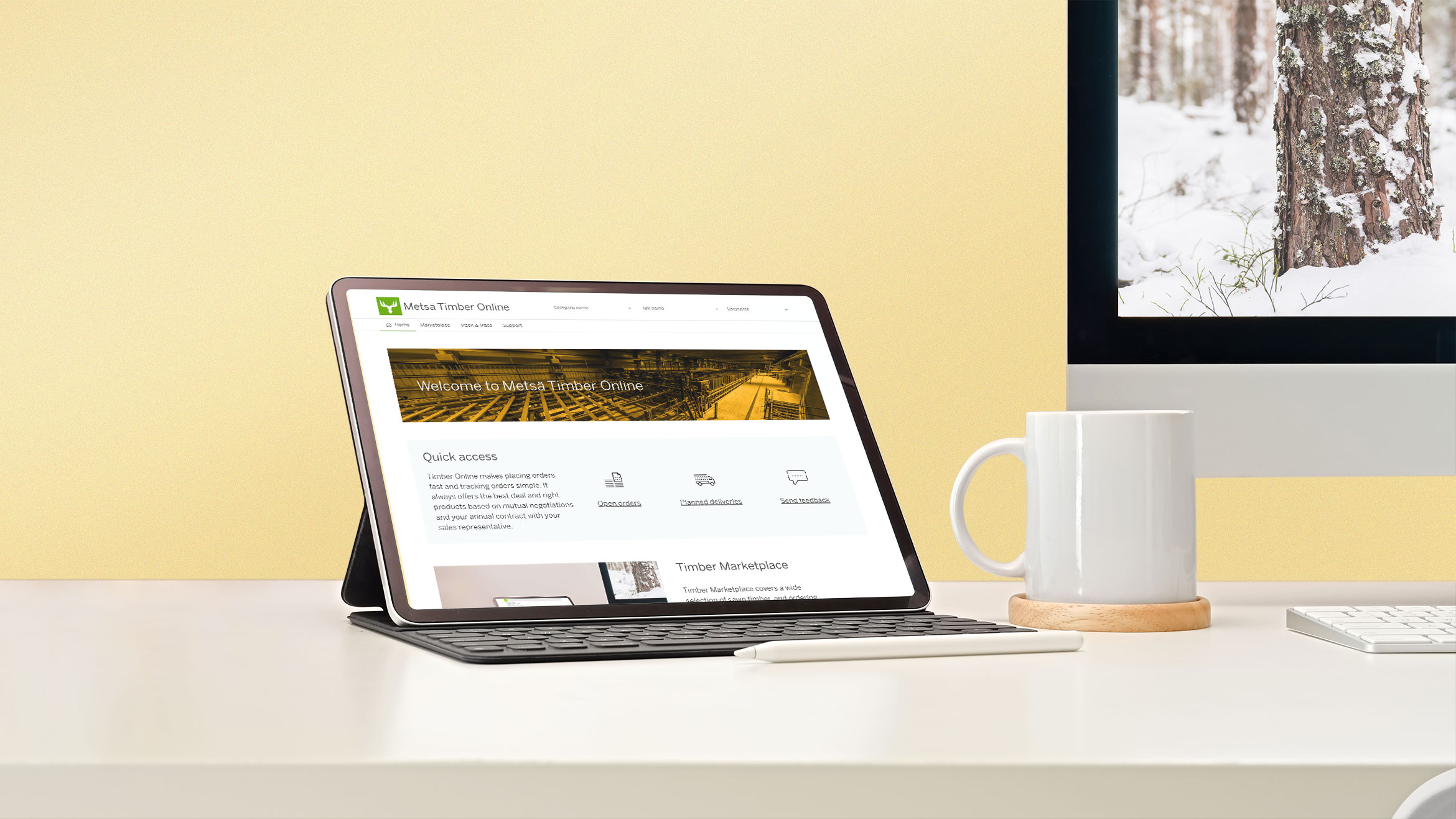 Metsä Timber Online | Sawn timber services | Metsä Fibre
