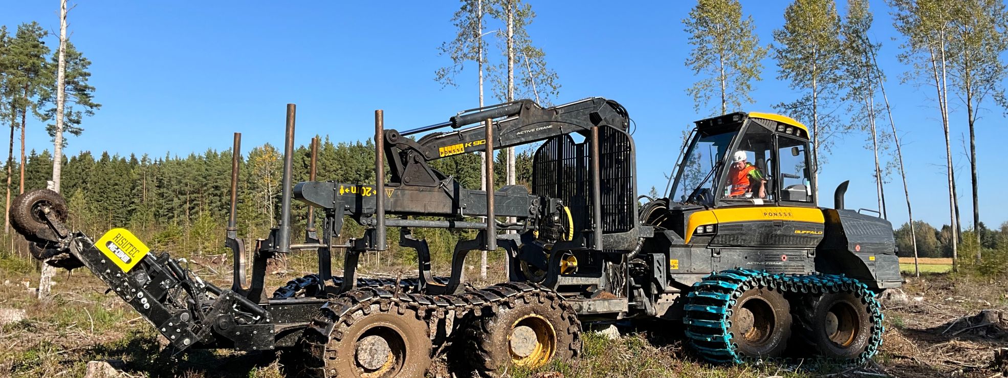 Metsä Group ja Risutec yhdistävät maanmuokkauksen ajokoneeseen uudella tavalla