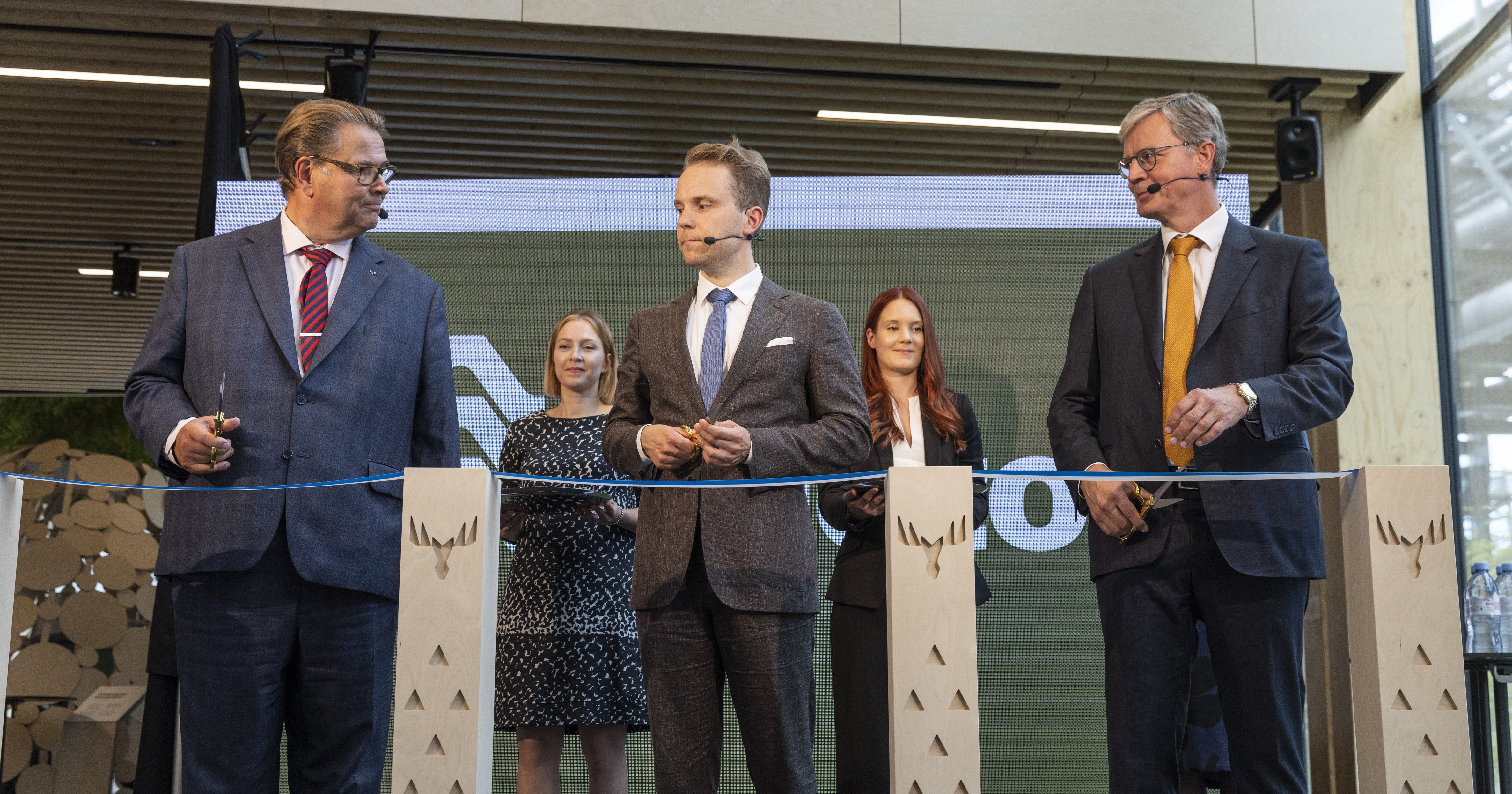 Metsä Group's and Valmet's 3D fibre product demo plant was inaugurated ...