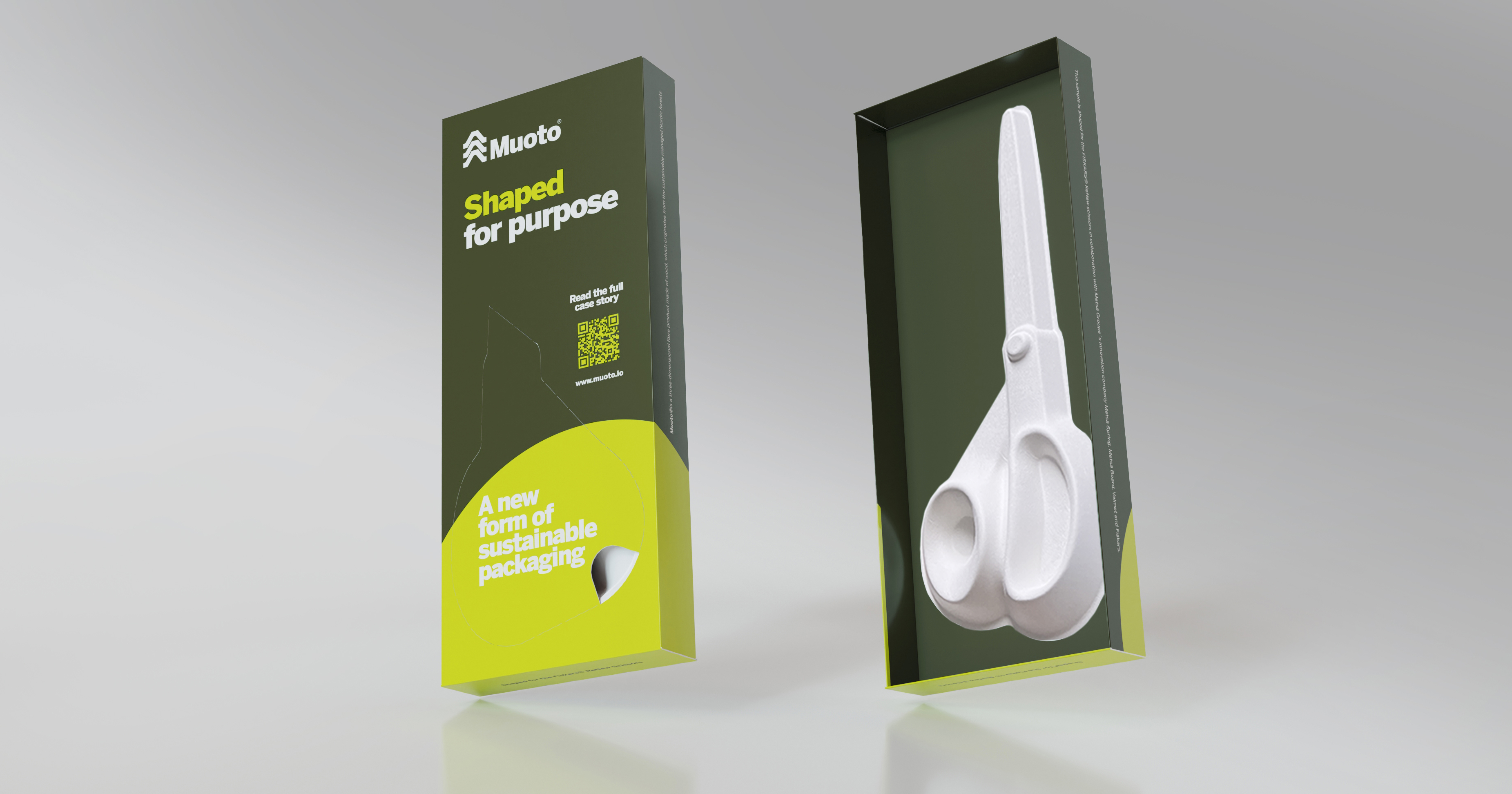 Brand new fibre-based Muoto® gift packaging