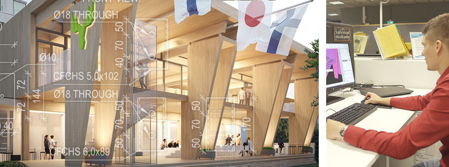 Wooden Metsä Pavilion – Designing the optimal structure for a unique ...