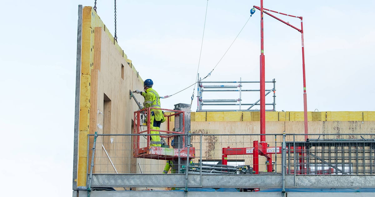 Precast concrete and wood products company are working together with a ...