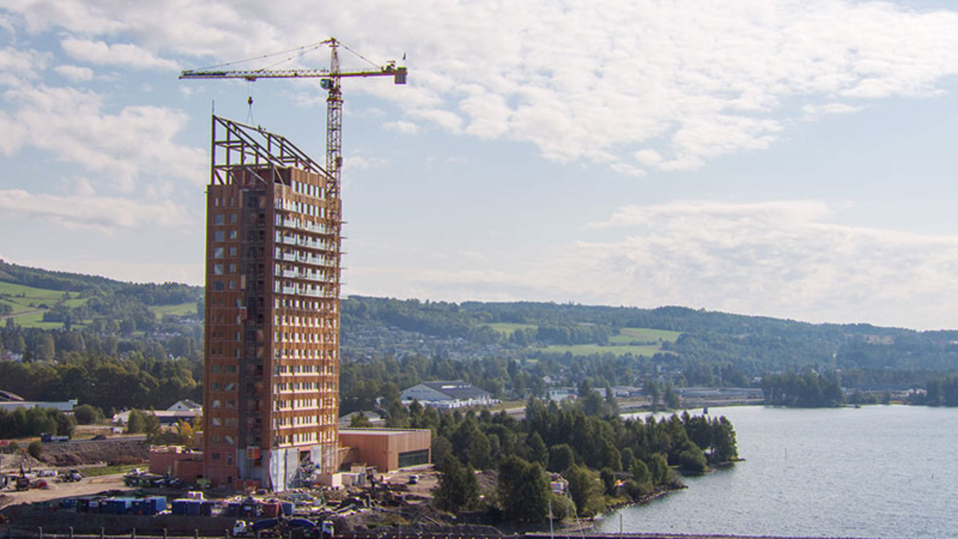 The world’s tallest wooden building Mjösa Tower completed in Norway