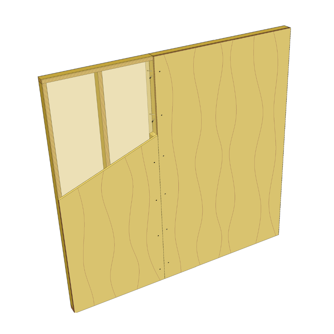 Kerto-Ripa Wall elements - Multi-storey construction with 50 per cent less wood