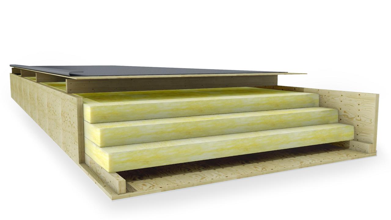 Wooden roof elements