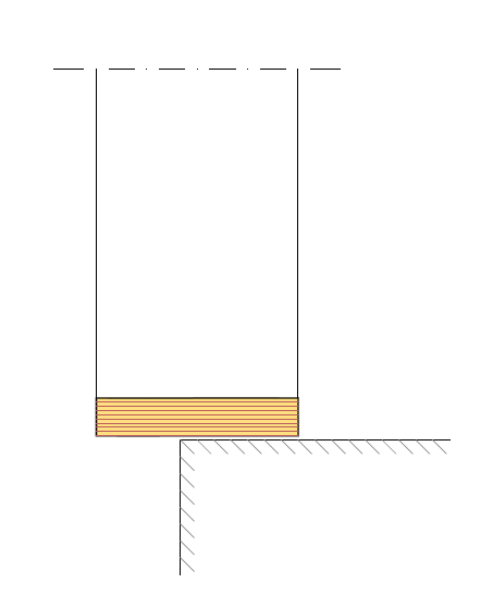 Sole and head plate in lightweight timber frame construction