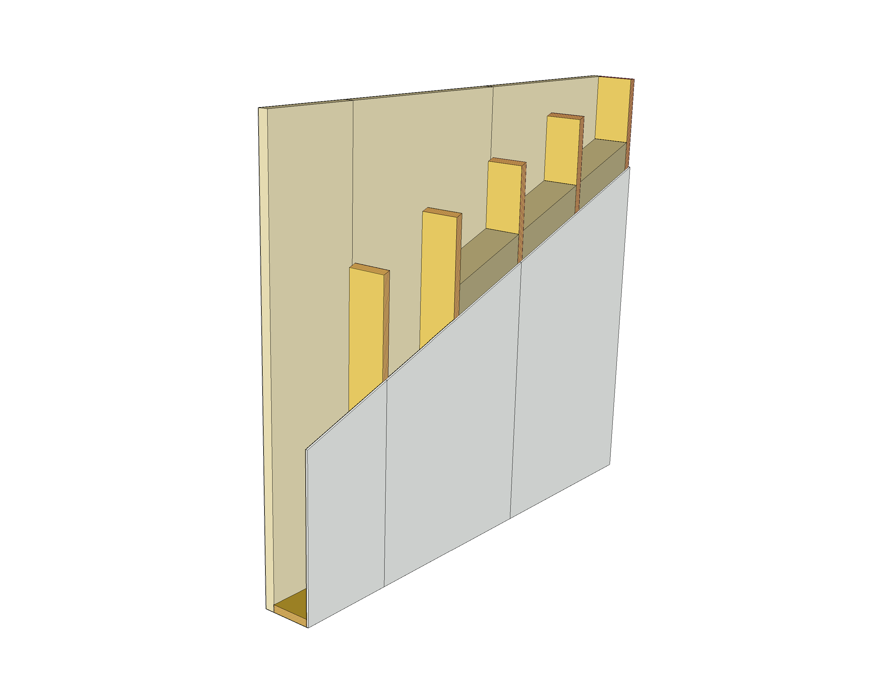 Studs for external wall elements