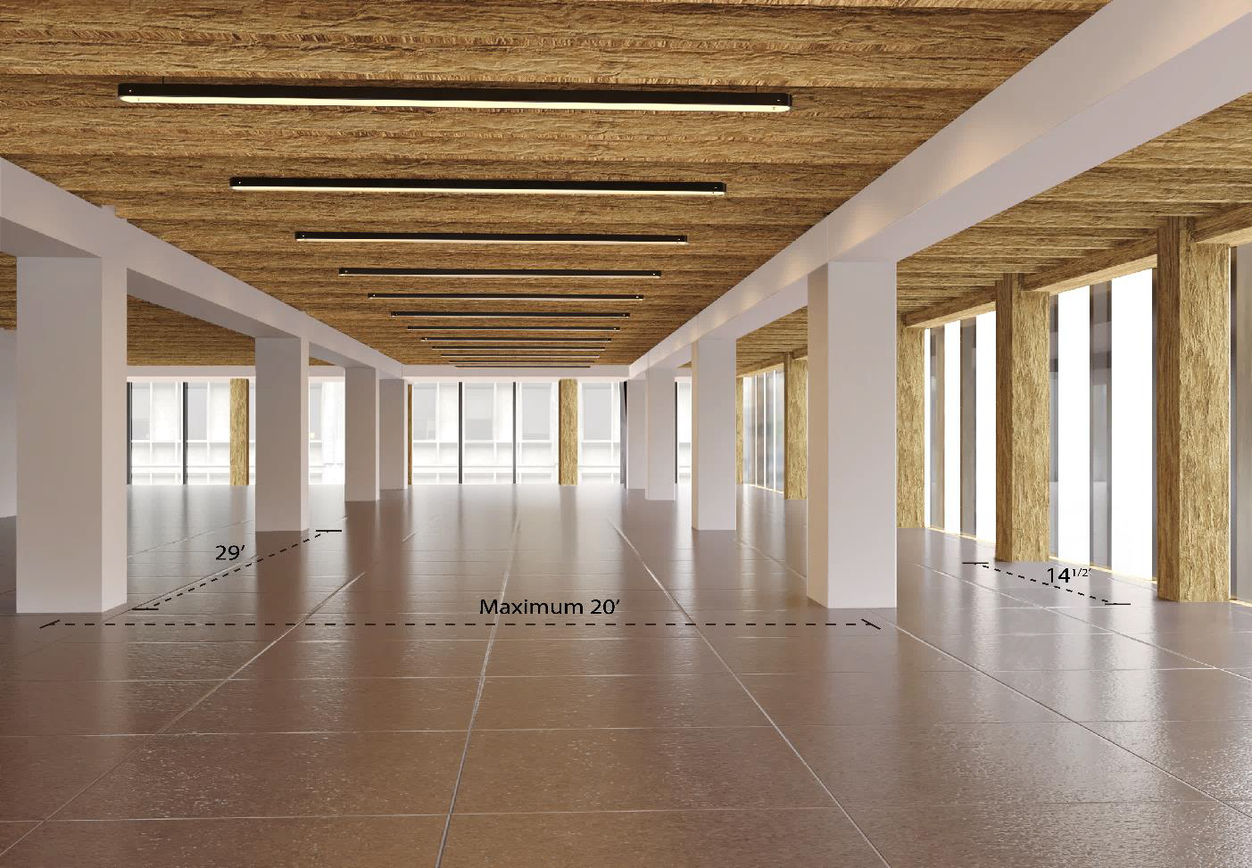 Seagram Building turned into a hybrid building with Kerto LVL