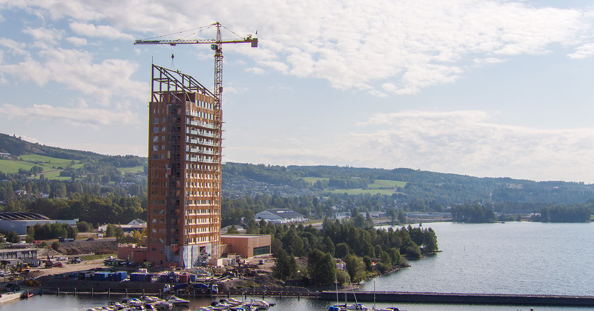 Mjösa Tower, wooden high-rise building