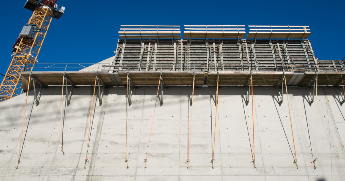 NOE-Schaltechnik uses birch plywood in its concrete formwork systems