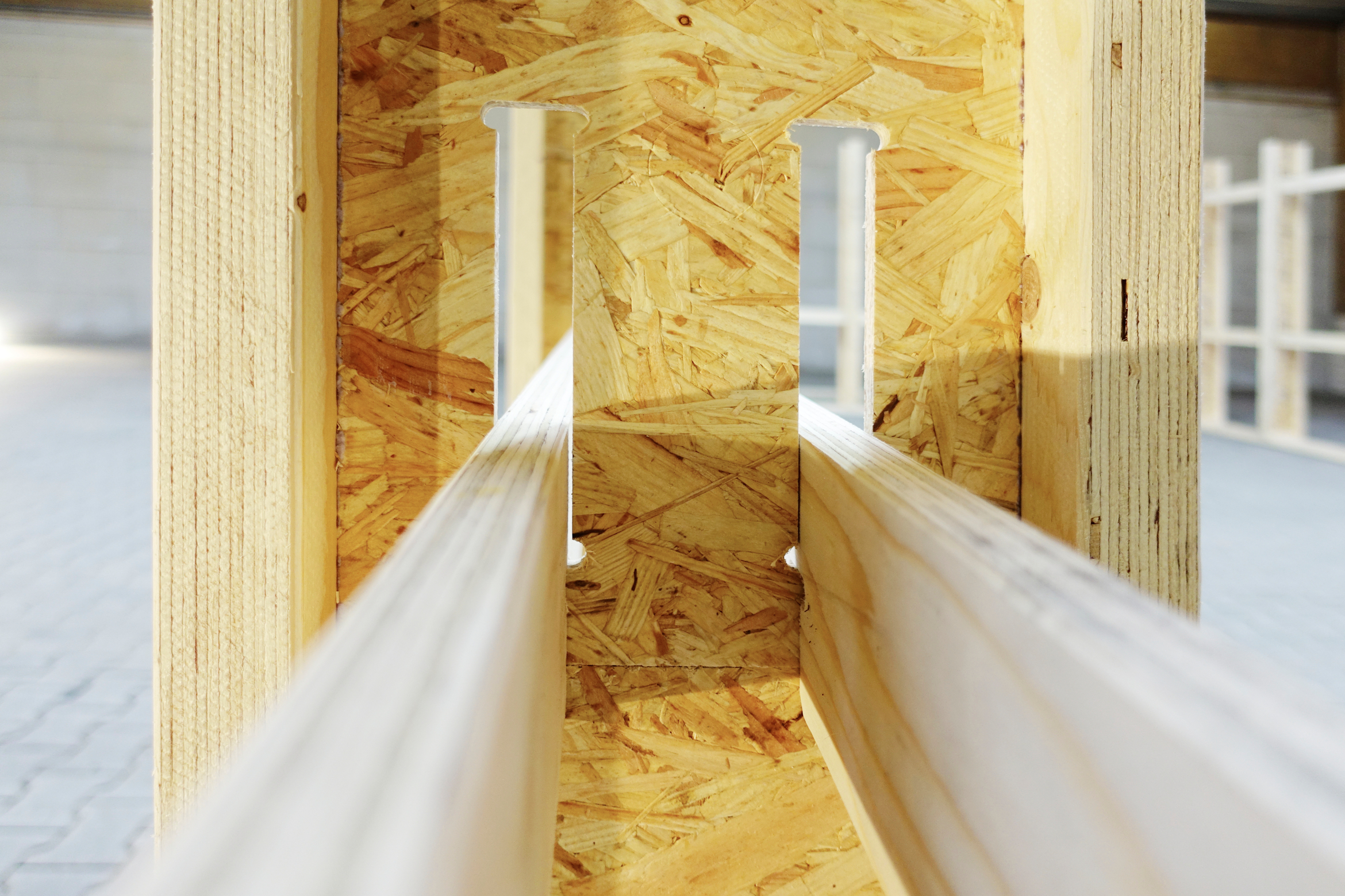 Wood framing system developed by SI-Modular