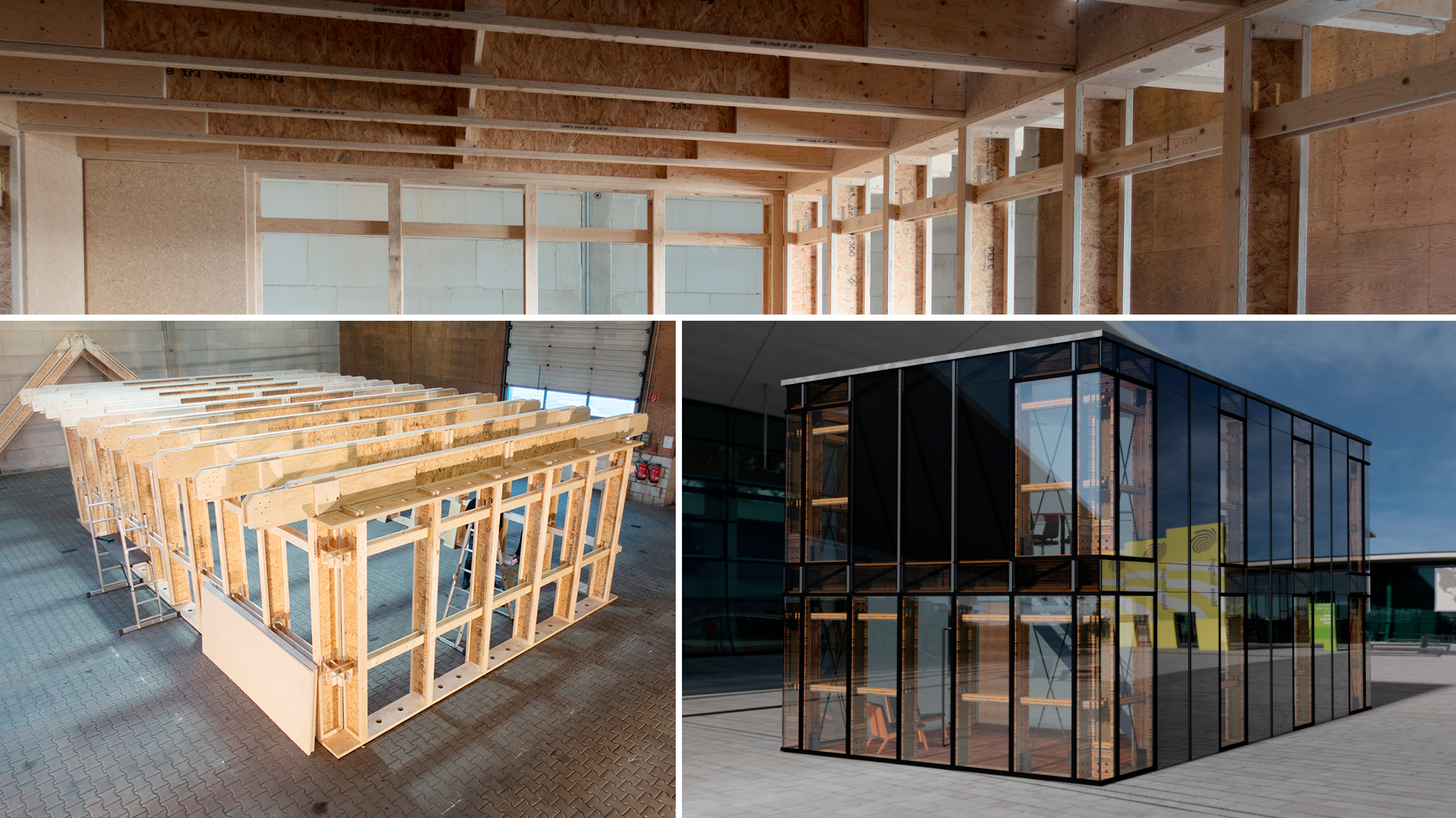 Wood framing system developed by SI-Modular