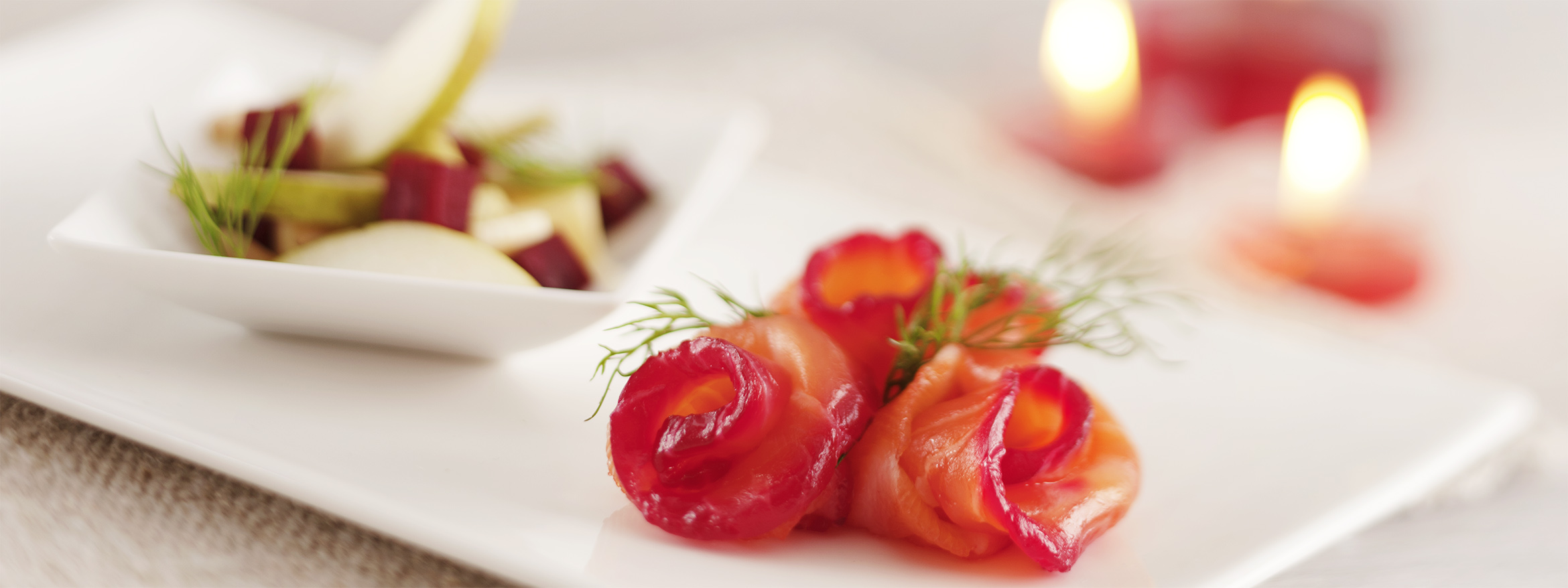 Beetroot and pear salad with clovedressing