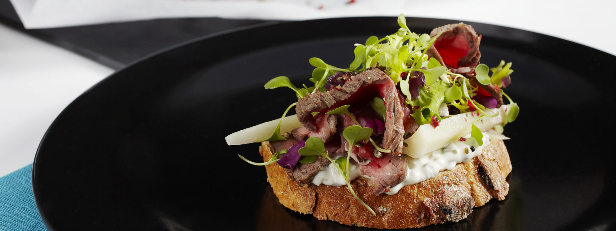 Spicy Beef Pastrami Toast