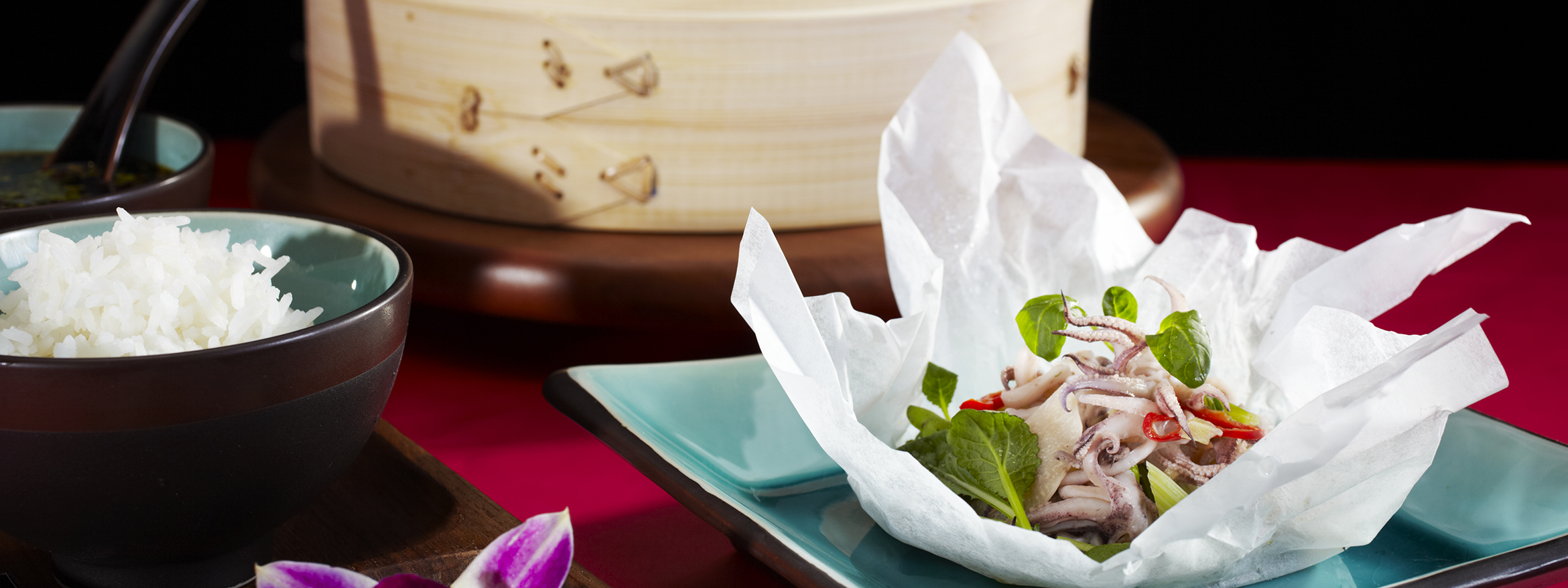 Squid in Ginger and Vegetable Compote