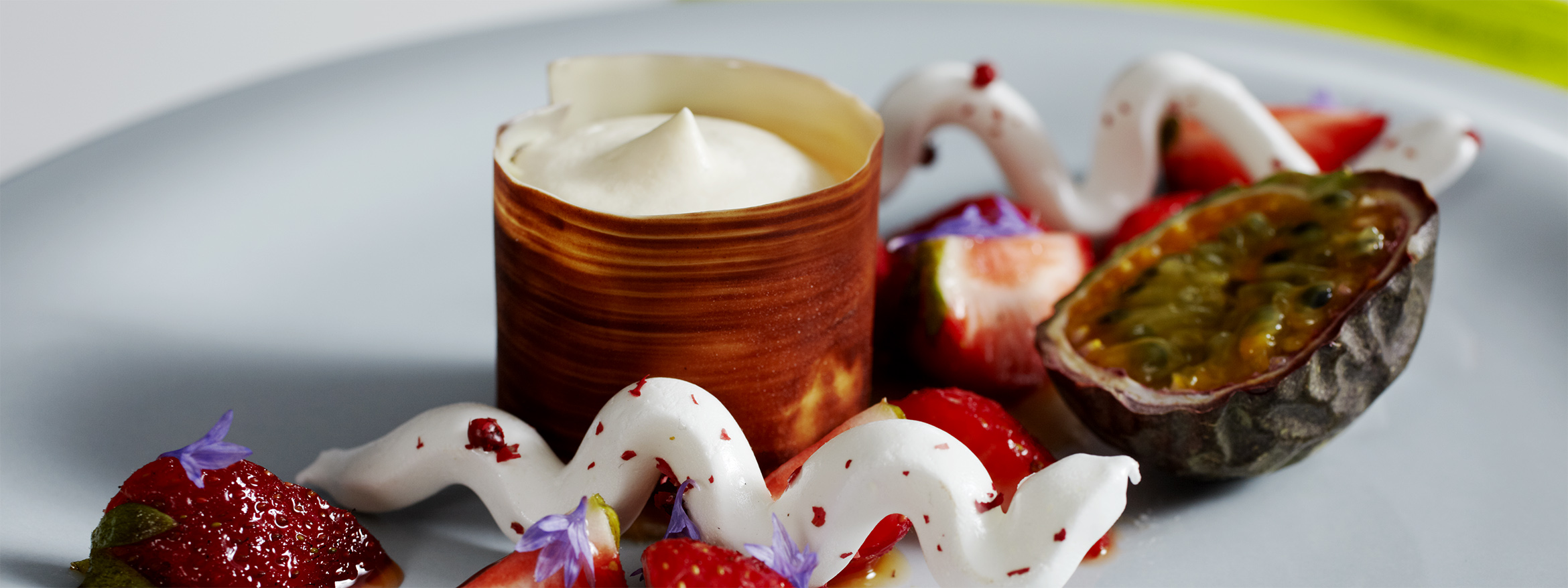 White Chocolate & Passion Fruit Parfait